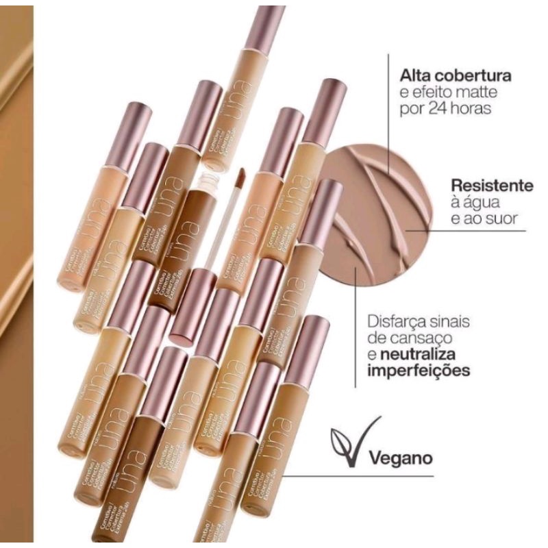 Corretivo Natura Una Cobertura Extrema 8 ml | Shopee Brasil