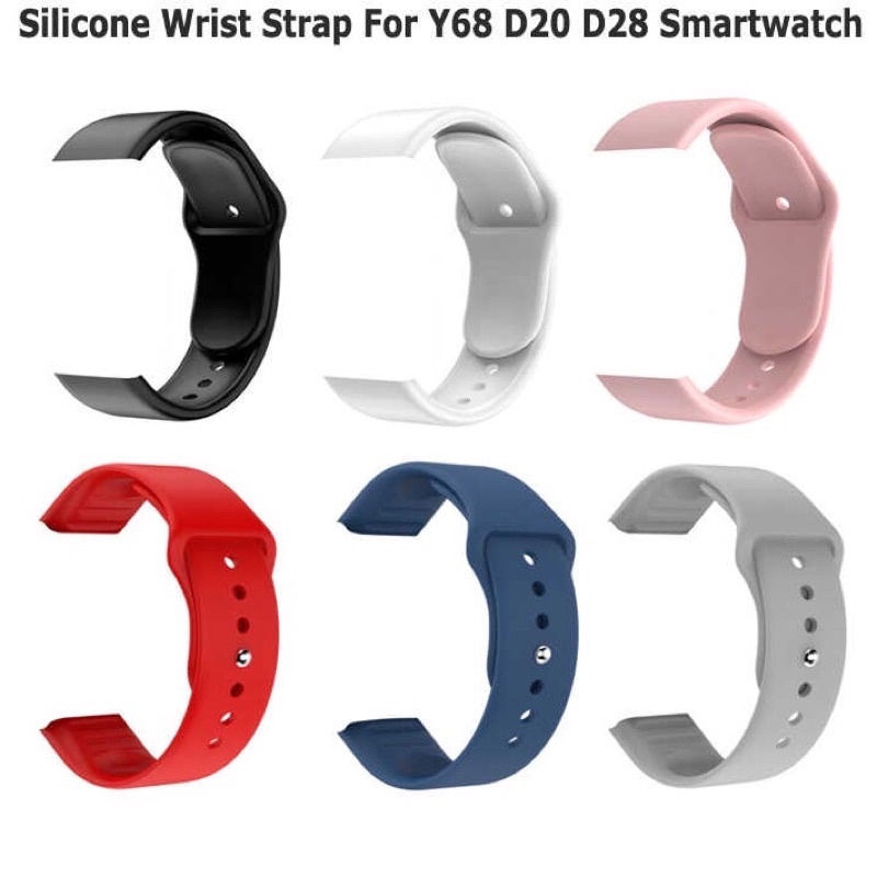 Pulseira Smartwatch D20 Y68 D28 Smartwatch V6 - Pulseira de Encaixe USB ...