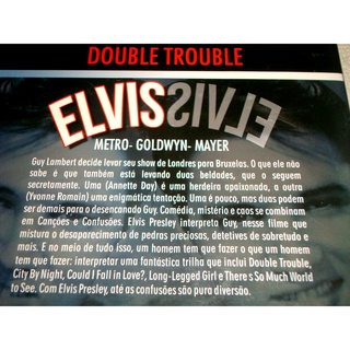 DVD ELVIS ELVIS DOUBLE TROUBLE DVD NACIONAL E ORIGINAL | Shopee Brasil