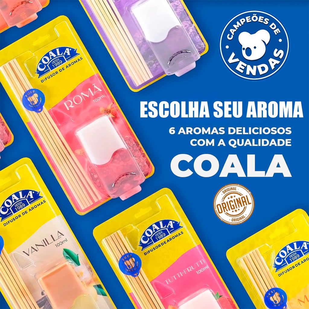 Coala Difusor De Aromas - Aromatizador de ambientes 100 ML - 6 Aromas à ...