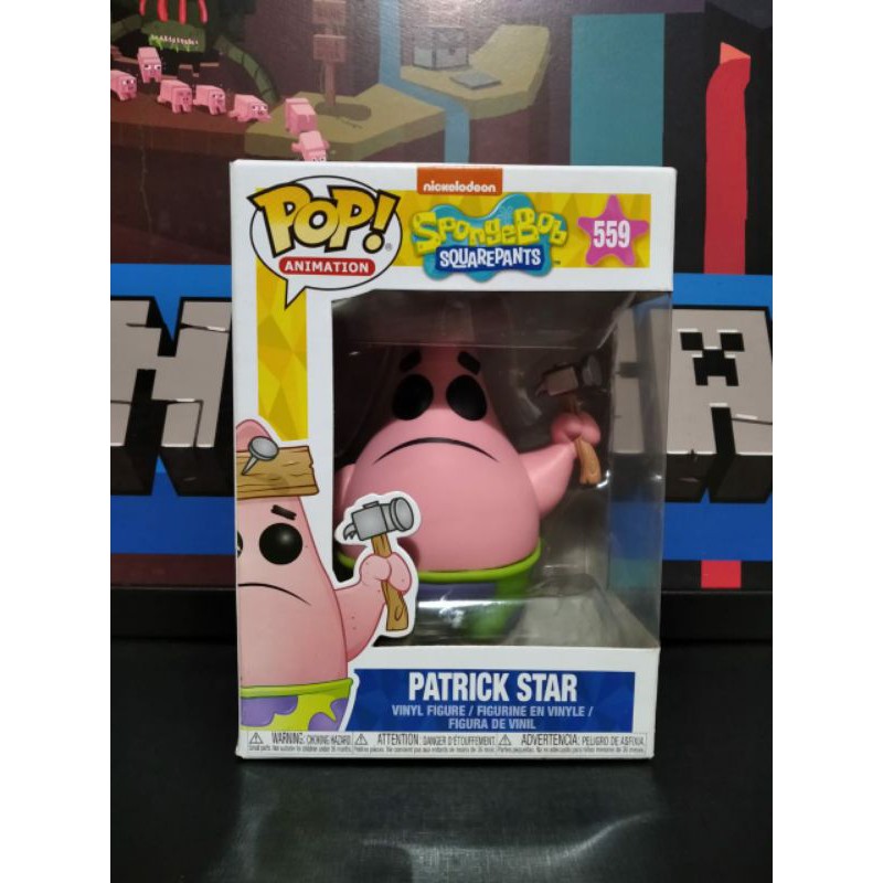 Funko Pop! Patrick Star #559 SpongeBob | Shopee Brasil