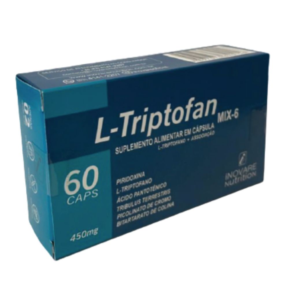 L-TRIPTOFAN MIX 6 - COM 60 CAPS - Melhora do Sono e Stress | Shopee Brasil