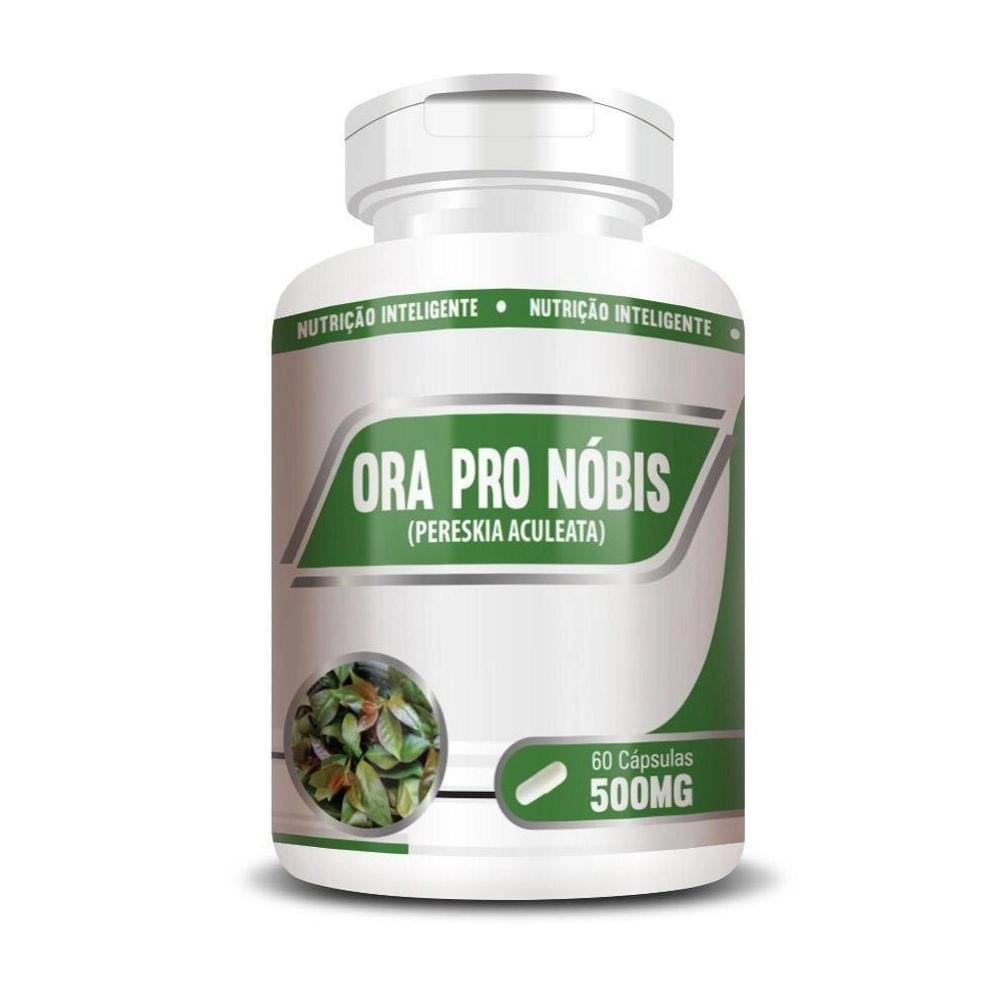 Ora Pro Nóbis 100 % Natural 60 Capsulas 500MGR RN Suplementos Naturais ...