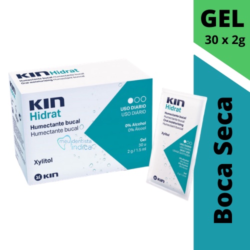 Saliva Artificial | KIN Hidrat Gel | 30 Sachês | KIN | Shopee Brasil