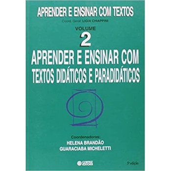 Aprender E Ensinar Com Textos Didaticos E Paradidaticos - Volume 2 ...