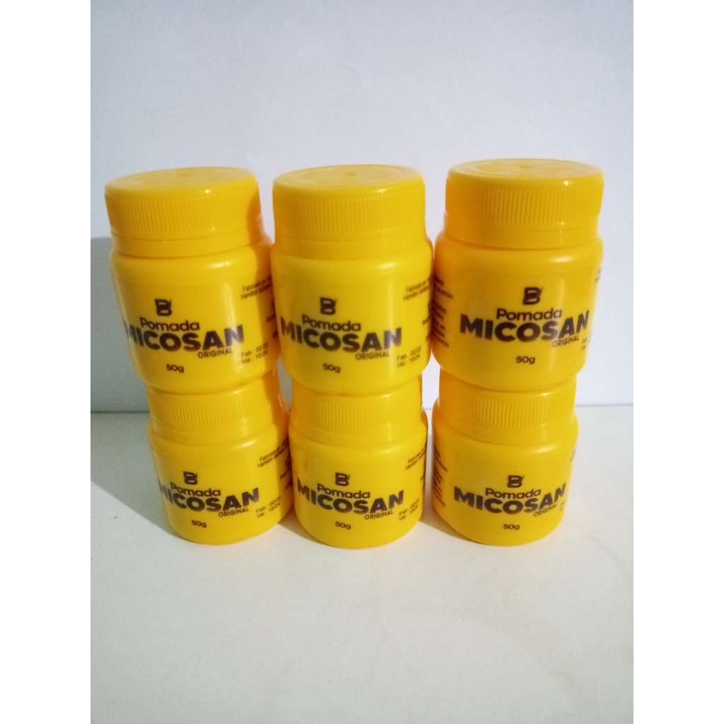 Kit com 6 pomadas micosan original de 50g cada | Shopee Brasil