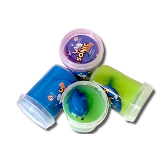 Slime personagens Sonic e Lol Com Glitter + Boneco Surpresa | Shopee Brasil