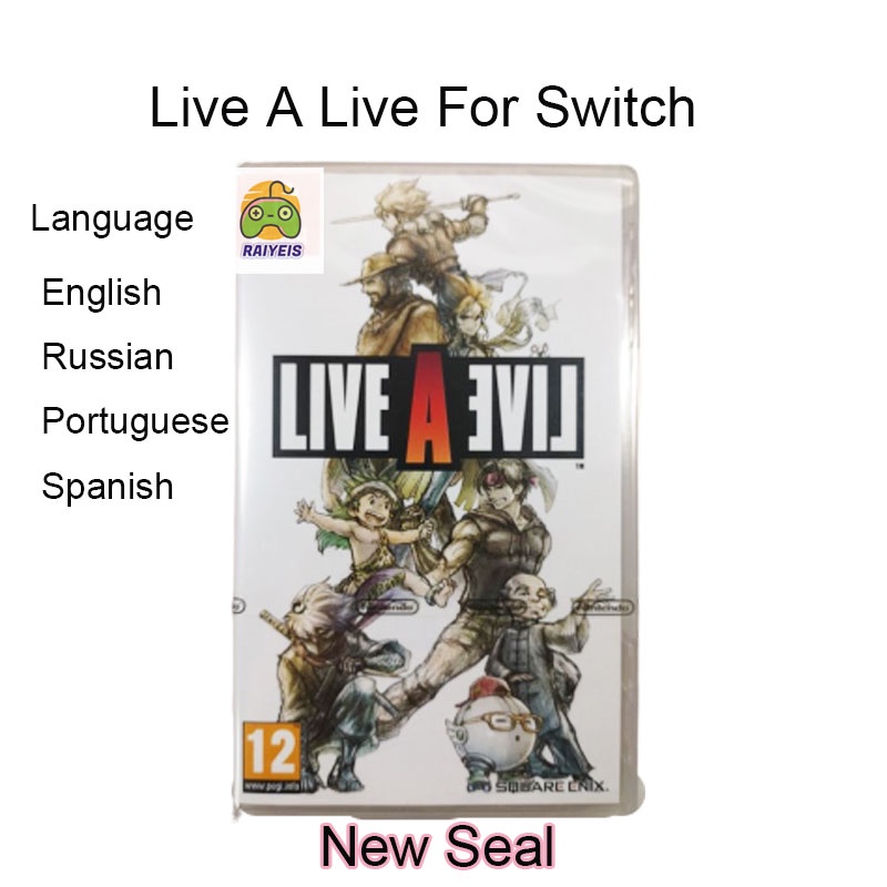 LIVE A LIVE Nintendo Switch Jogos MíDia FíSica Novo - Escorrega o Preço