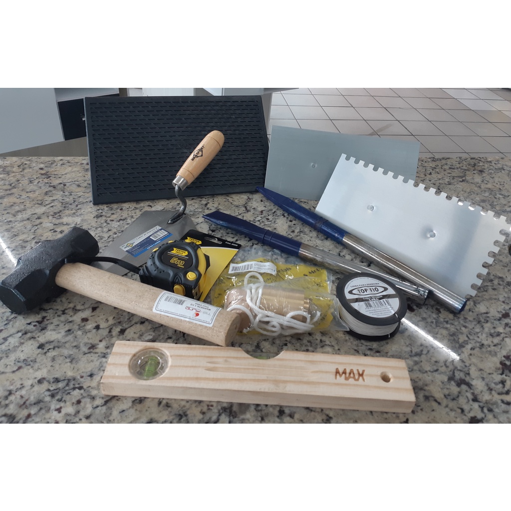 Kit Ferramenta Pedreiro Profissional | Shopee Brasil