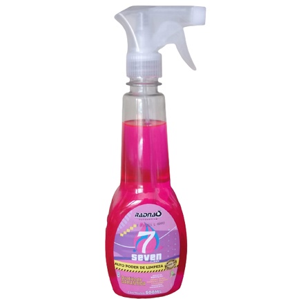 01 MULTIUSO 7 SEVEN CLEAN 500 ML RADNAQ 8078 | Shopee Brasil