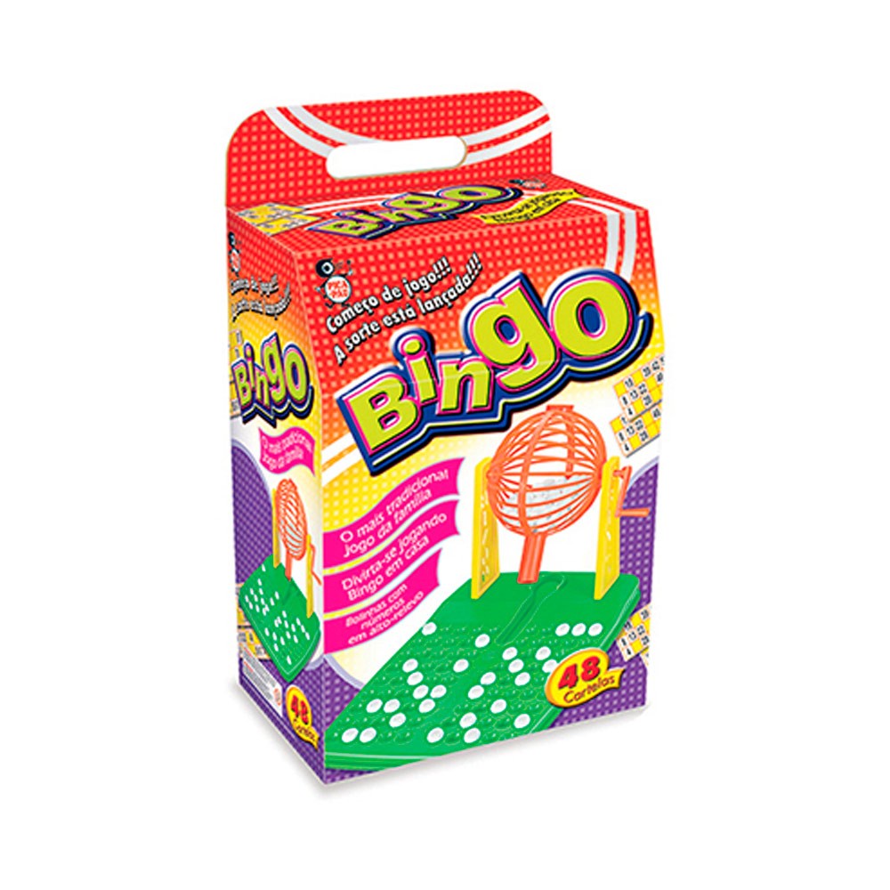 Jogo Bingo Com Globo Giratório E 48 Cartelas | Shopee Brasil
