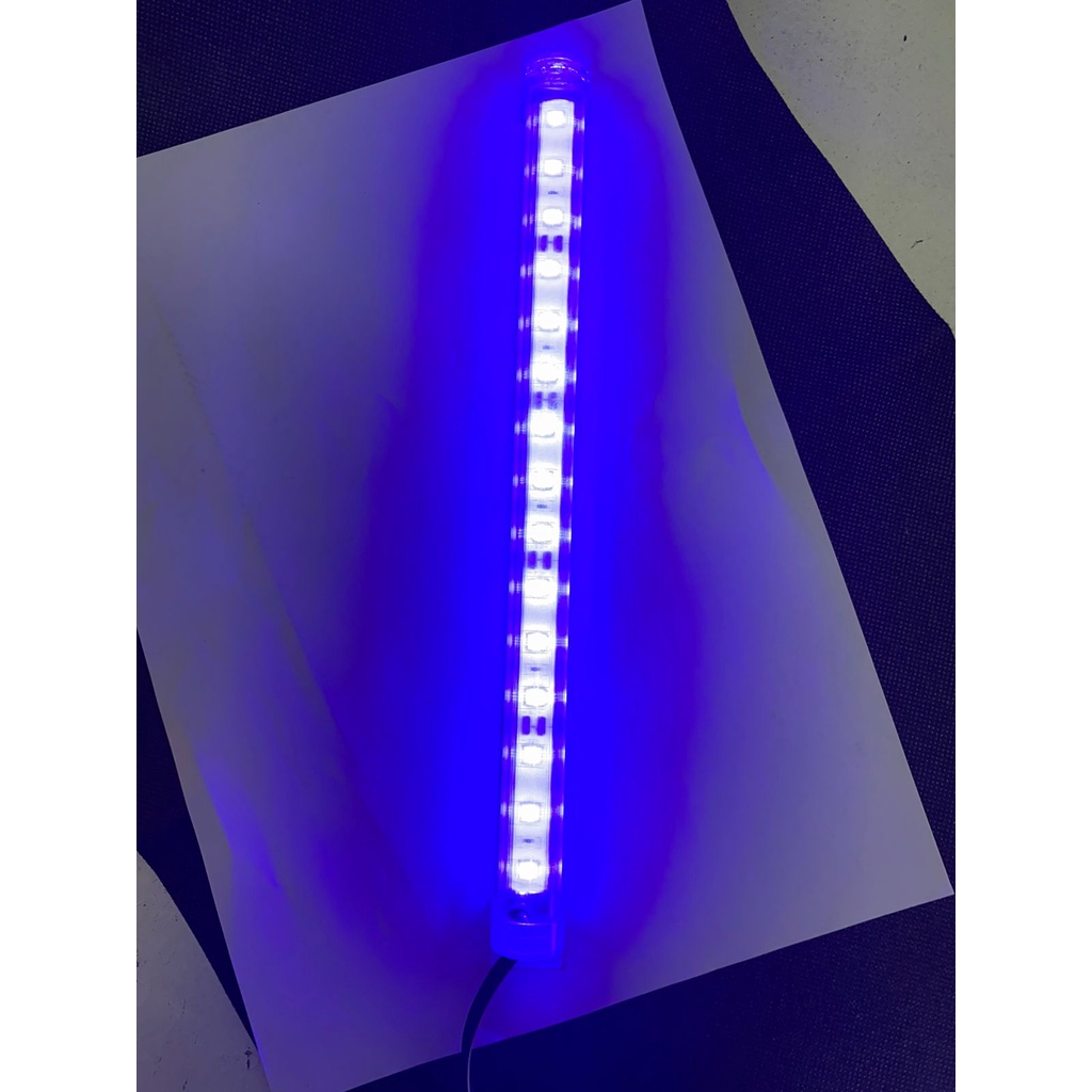 Lâmpada Luminária Barra Led Azul 12v Casa Carro Aquário Baú Van ...