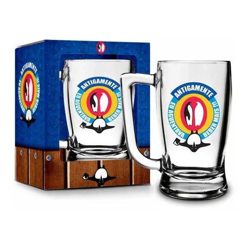 Caneca Antigamente Eu Aguentava Beber Mais 340ml Taberna De Chopp Cerveja Sátiras Cervejas Vidro ...