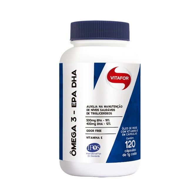Omega 3 Epa E Dha 1g - 60 Capsulas Vitafor | Shopee Brasil