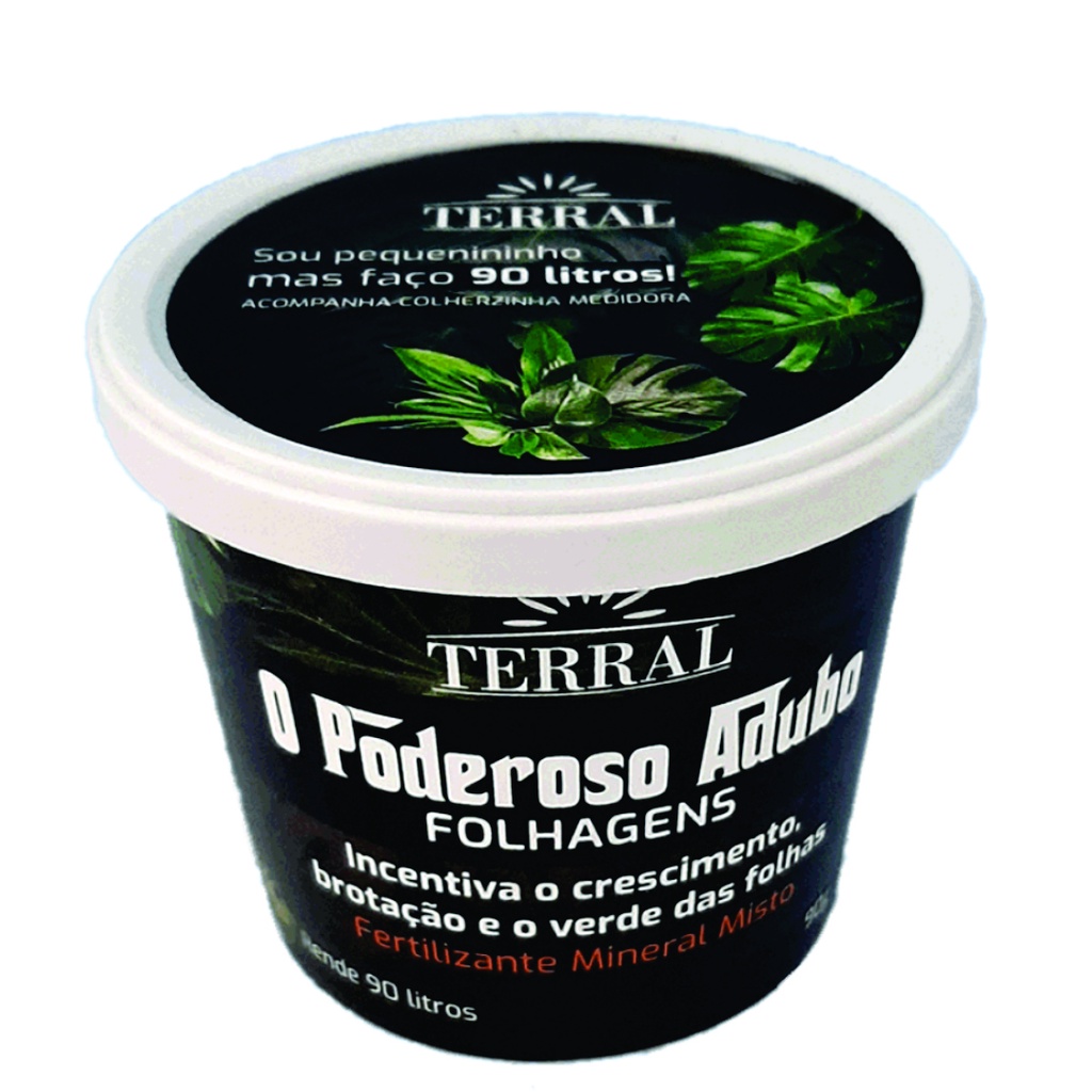 Poderoso Adubo Folhagens 90g Terral | Shopee Brasil