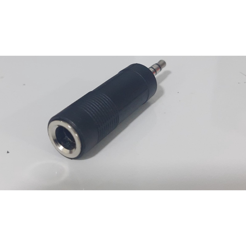Adaptador P10 Femea P2 Macho Conector Microfone Karaokê Dvd | Shopee Brasil