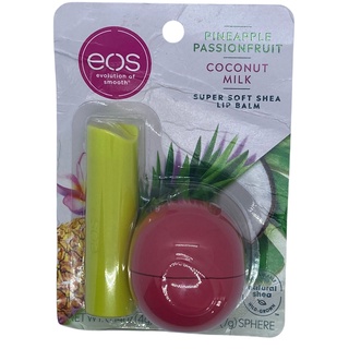 Protetor Labial Lip Balm Eos Stick & Esfera - Pineapple Passionfruit ...
