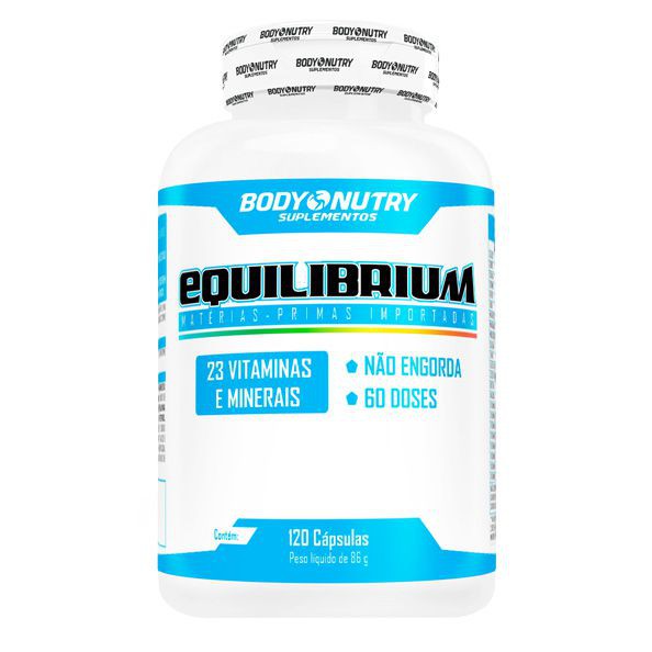 Equilibrium Multivitamínico 120 Cápsulas Body Nutry | Shopee Brasil