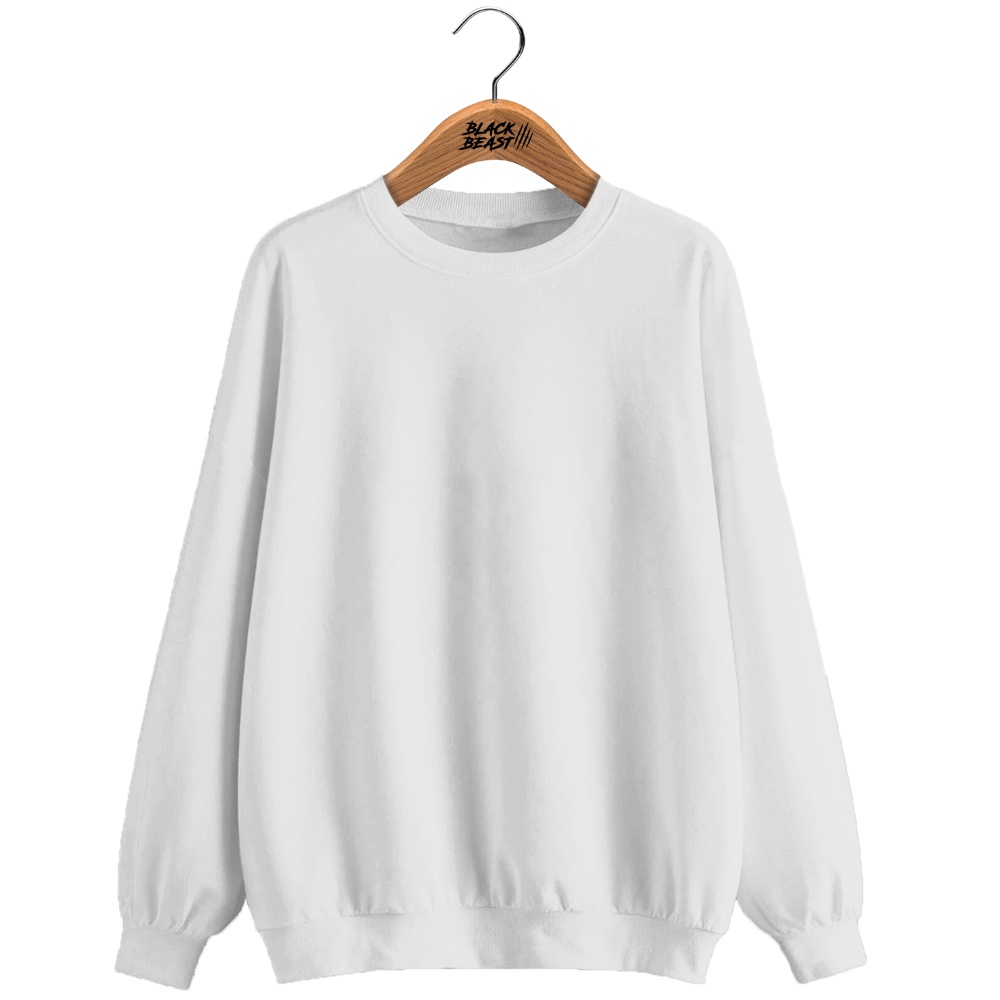 Moletom Liso Feminino e Masculino Blusa de Frio Gola Redonda Gola ...