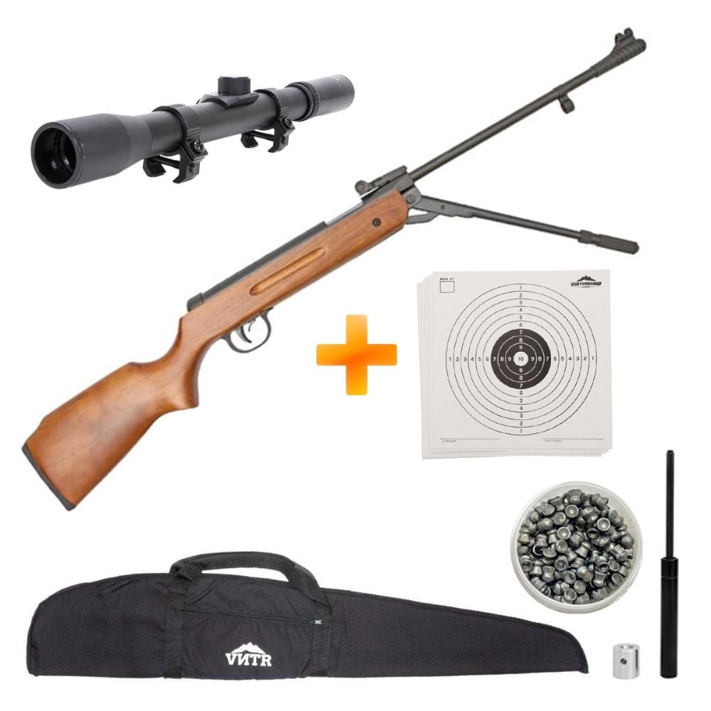 Carabina Espingarda de Pressão CBC Jade Mais Nitro Gás Ram 800 FPS OX ...