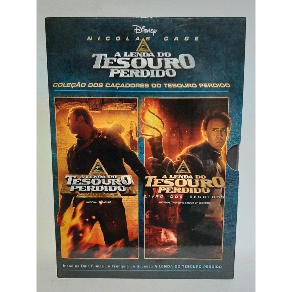 Box DVD A Lenda do Tesouro Perdido - 2 Filmes - Dublado/ Original ...
