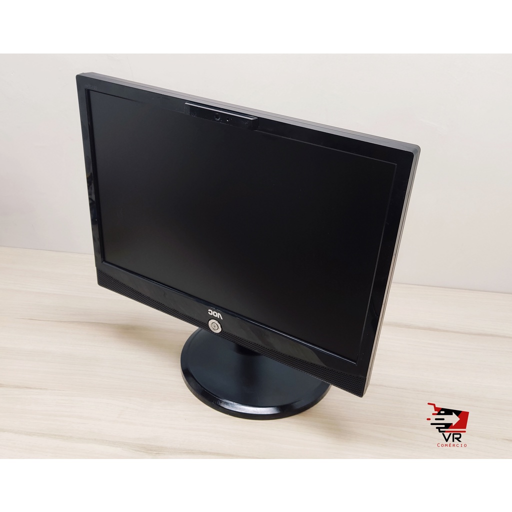 MONITOR AOC 22 POLEGADAS COM WEBCAM E CAIXA DE SOM INTEGRADA | Shopee Brasil