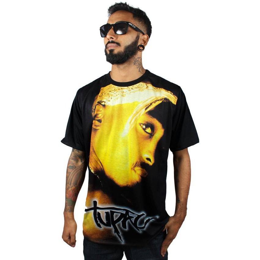 Camisa Camiseta 2Pac Tupac Shakur Hip Hop Rap | Shopee Brasil