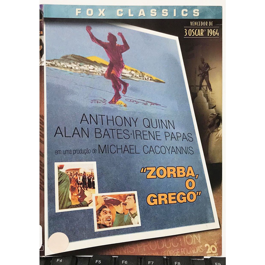 DVD Zorba - O Grego. Com Anthony Quinn, Alan Bates e Irene Papas ...