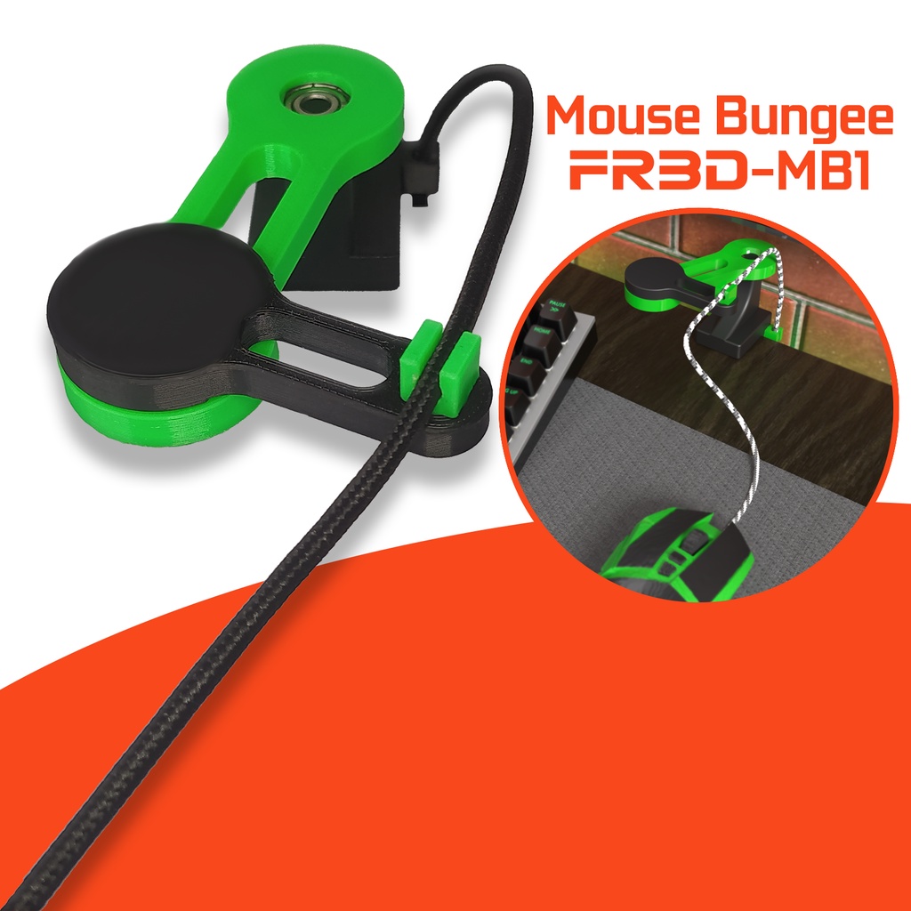 Mouse Bungee Gamer FR3D-MB1 Suporte Organizar Controle de Cabo Sem ...