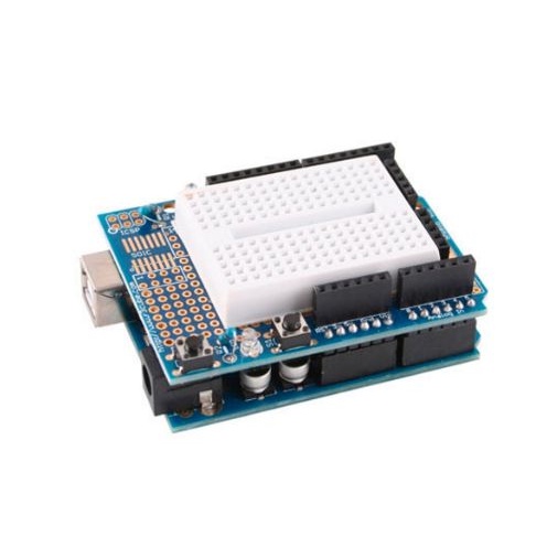 PROTOSHIELD PARA ARDUINO UNO + MINI PROTOBOARD 170 PONTOS | Shopee Brasil