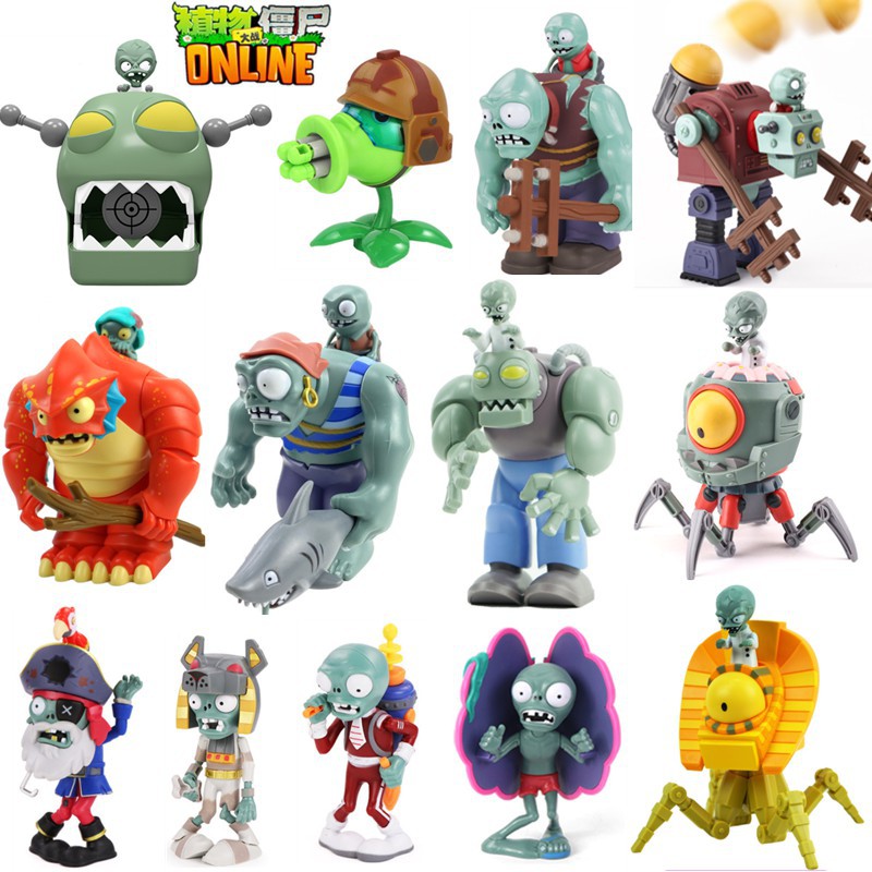 Brinquedo Plant vs Zombie Zumbi de Barricada/Balde de Ferro Jogo de ...