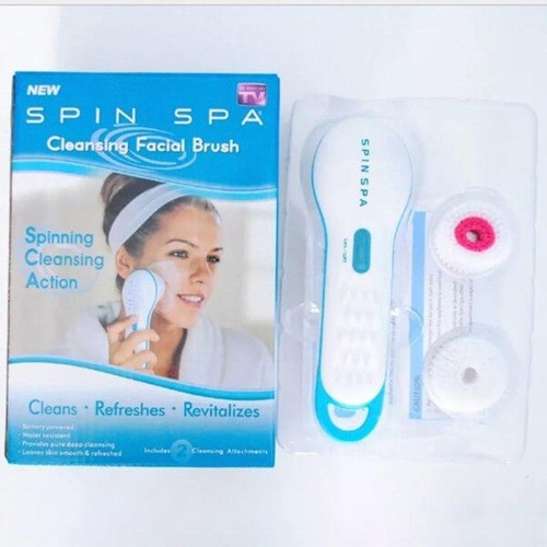 Massageador Spin Spa Aparelho Limpeza Facial Esfoliante | Shopee Brasil