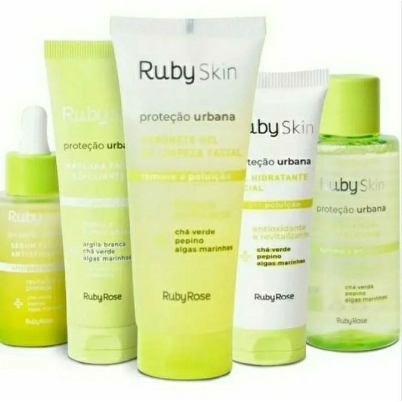 Kit Skin Care Ruby Rose - 5 Produtos. | Shopee Brasil