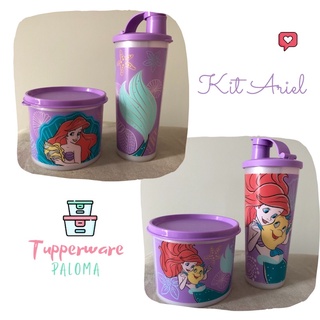 Eco 470ml e redondinha 500ml da princesa Ariel (disney) tupperware ...