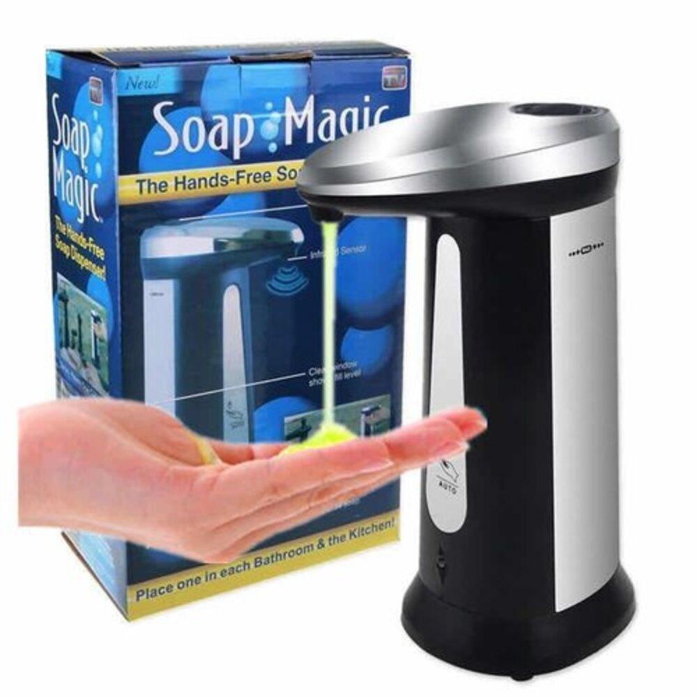 SABONETEIRA AUTOMATICA EM INOX DISPENSER DE SABONETE LIQUIDO ALCOOL EM ...