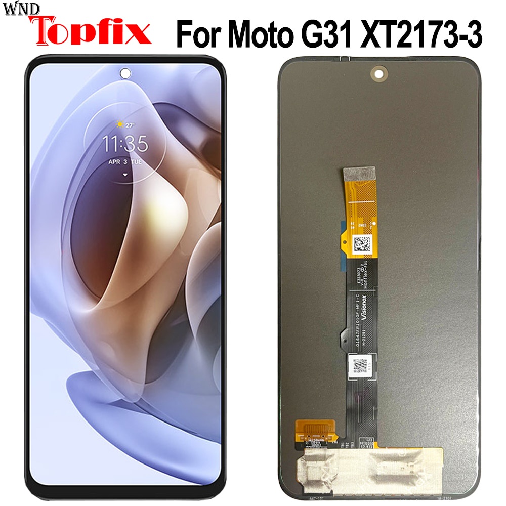 AMOLED LCD Para Motorola moto G31 XT2173 G41 G71 display Tela touch ...