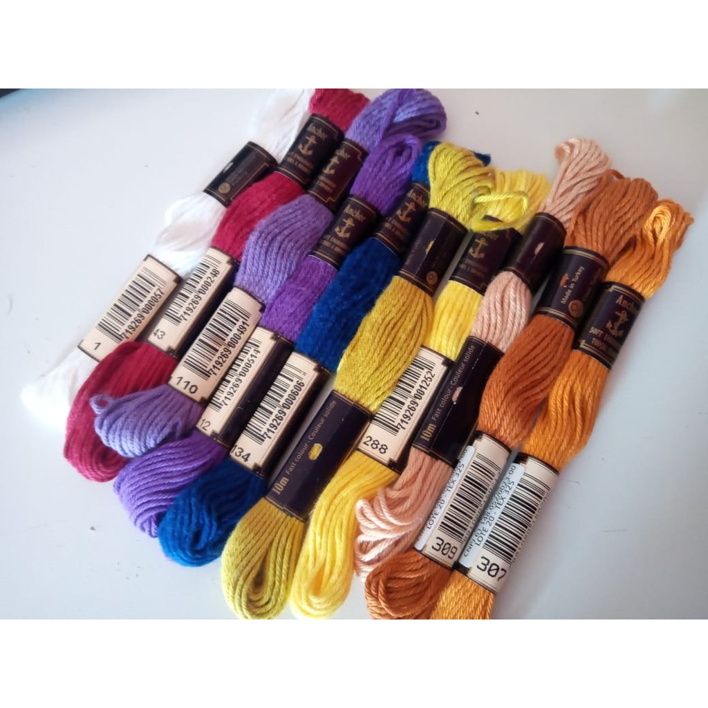 Linha Anchor Soft Embroidery. Made in Turkey | Shopee Brasil