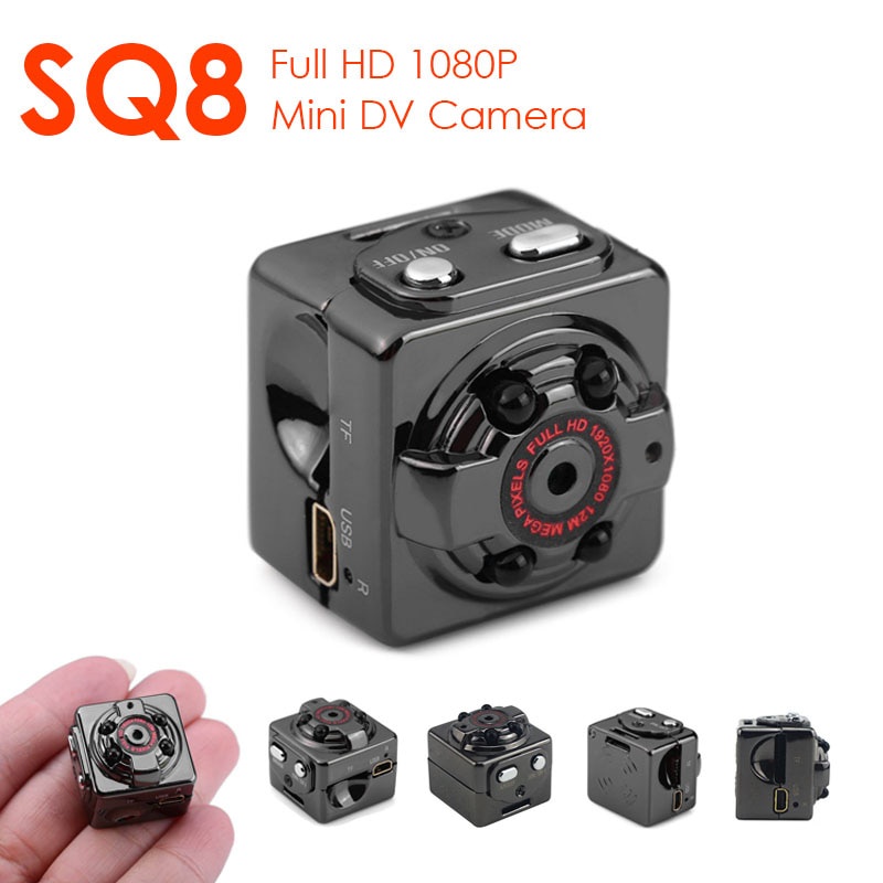 SQ8 Mini DV Secret Camera Espia HD 1080P Wearable Video Voice ...