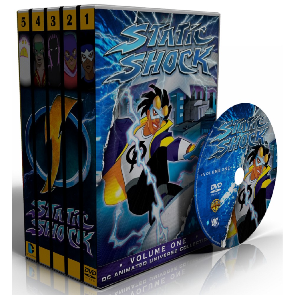 Dvd Super Choque - Static Shock - Edição completa | Shopee Brasil