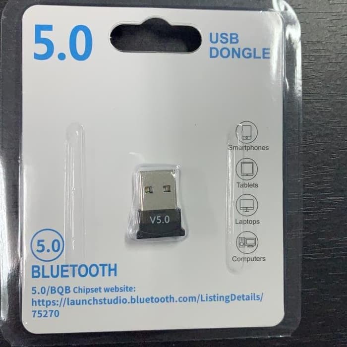 Bluetooth 5.0 Usb Preto Dongle | Shopee Brasil