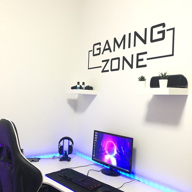Adesivo Gamer Parede 90x30cm | Shopee Brasil