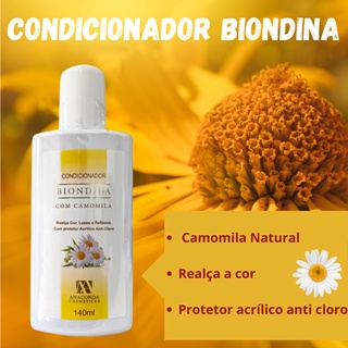 KIT Biondina - Shampoo + Condicionador Camomila + Plus Pump - 140g ...