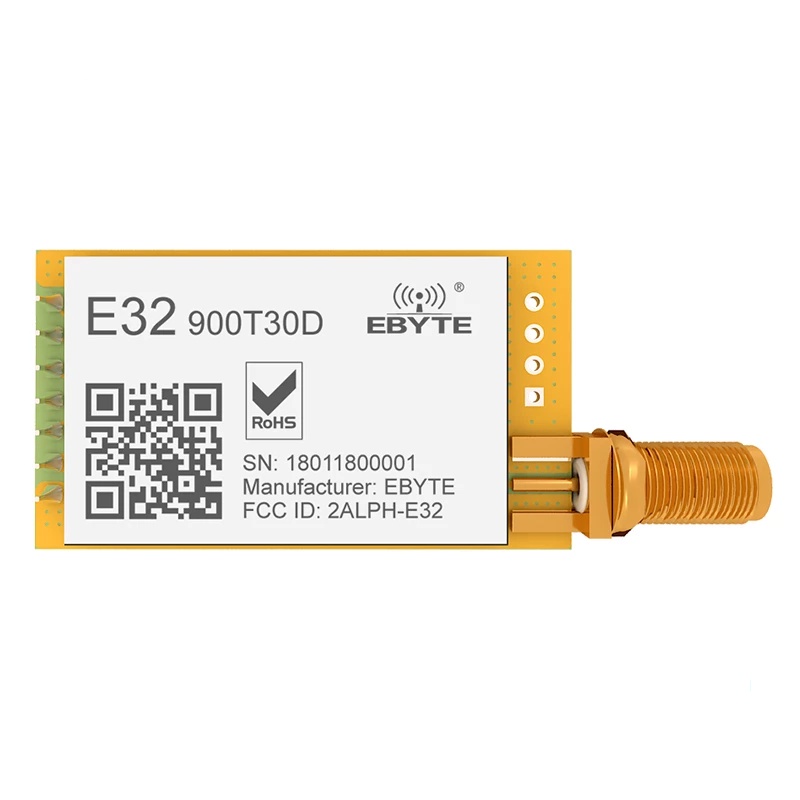 LoRa SX1276 915 MHz RF Módulo E32-900T30D (Sem Antena) | Shopee Brasil