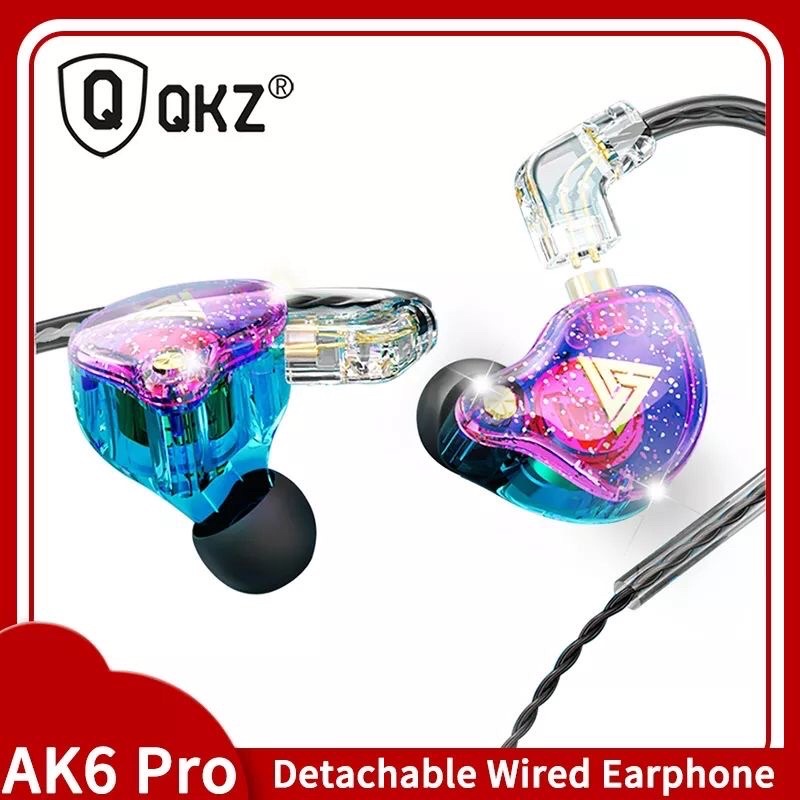 Fone de Ouvido Qkz Ak6 Pro Retorno de Palco Profissional Envio Imediato ...