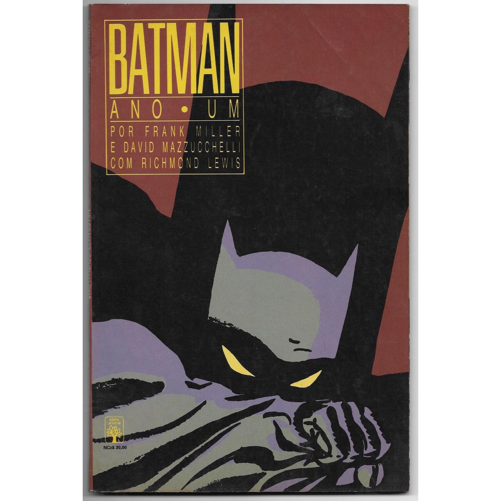 Batman - Ano Um - Frank Miller - 1° Edição 1989 - Editora Abril ...