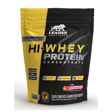 Whey Protein Concentrado 900g - Leader Nutrition | Shopee Brasil