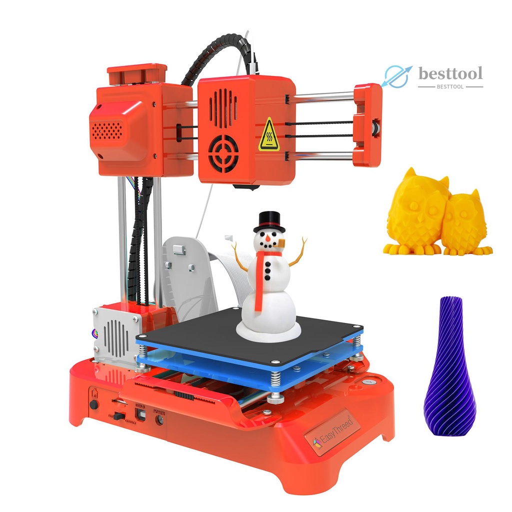 3D Printer For Kids Mini Desktop 3D Printer 100x100x100mm Print Size No