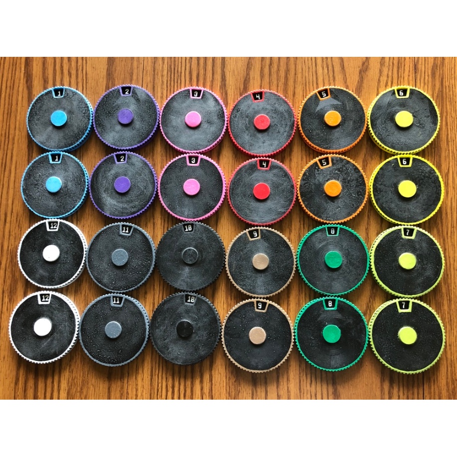 life counters rpg - contador de vida rpg HP MP vials - Ring counter ...