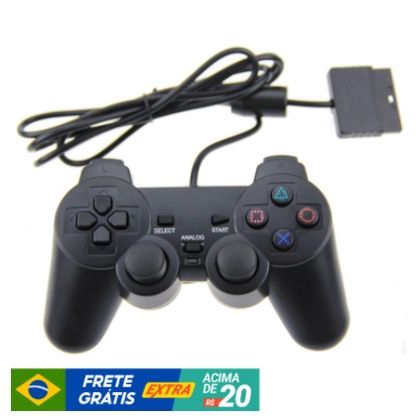 Controle PS2 Dualshock Playstation 2 Joystick | Shopee Brasil