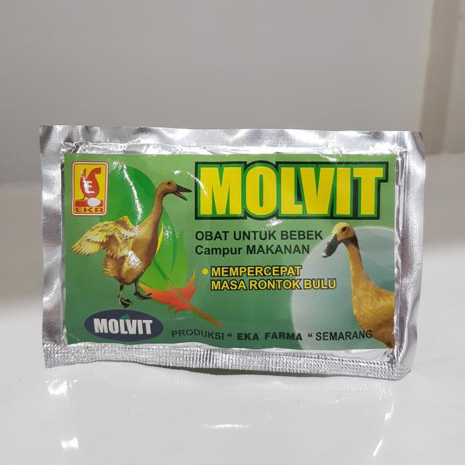 Melhores Produtos) Molvit / Duck Fur Medication | Shopee Brasil